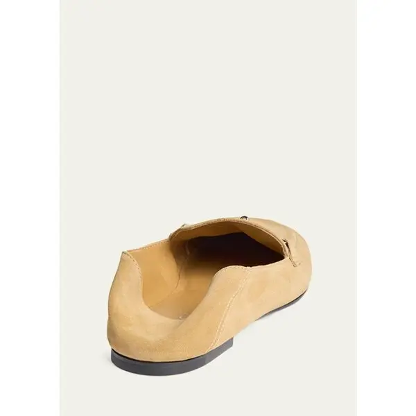 Gucci Jordaan Soft Suede Loafers With Horsebit - Sand
