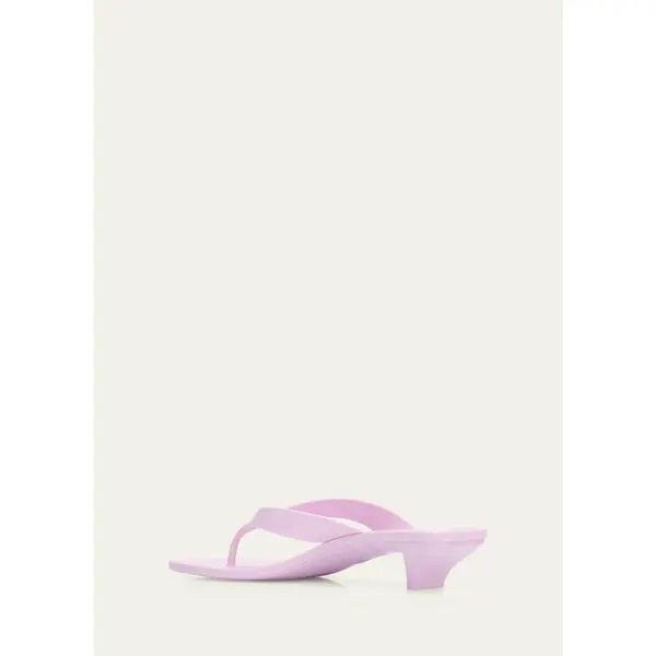Gucci 35mm Vittoria Rubber Thong Sandals - Pink
