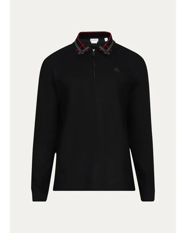 Burberry Pelham Half-zip Polo Sweater