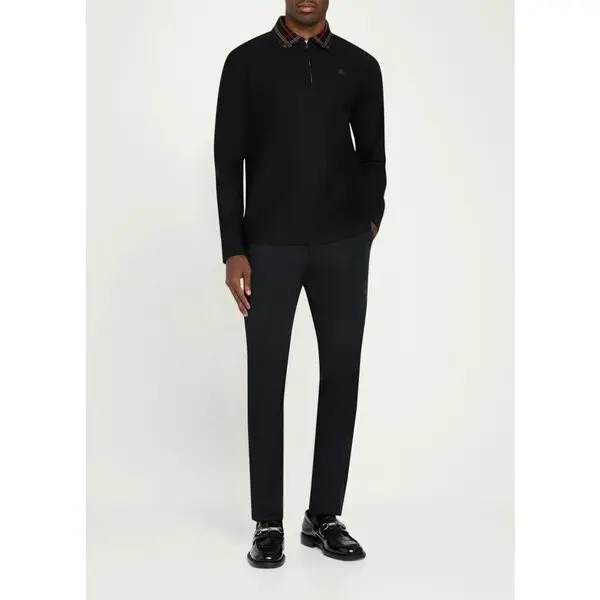 Burberry Pelham Half-zip Polo Sweater