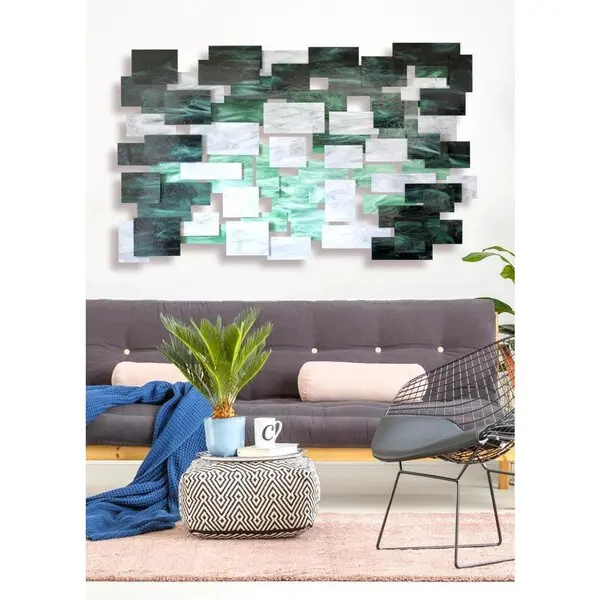 KARO STUDIOS Malachite Large Wall Sculpture