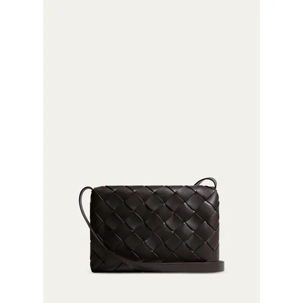Bottega Veneta Diago Large Intreccio Leather Messenger Bag