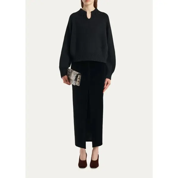 Khaite Cain Cashmere Sweater - Black