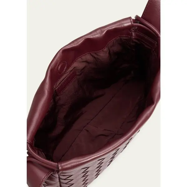 Bottega Veneta Drawstring Leather Dustbag - Deep Mahog