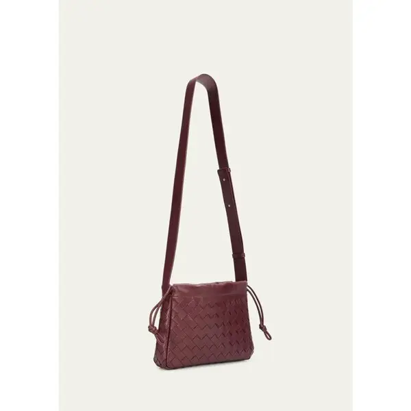 Bottega Veneta Drawstring Leather Dustbag - Deep Mahog