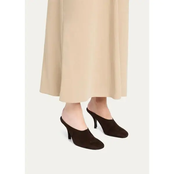 TOTEME 35mm Contour Suede Mules