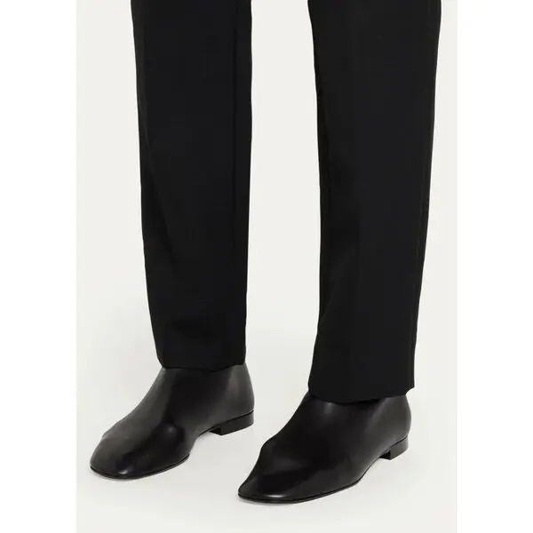 TOTEME Contour Nappa Leather Ankle Boots