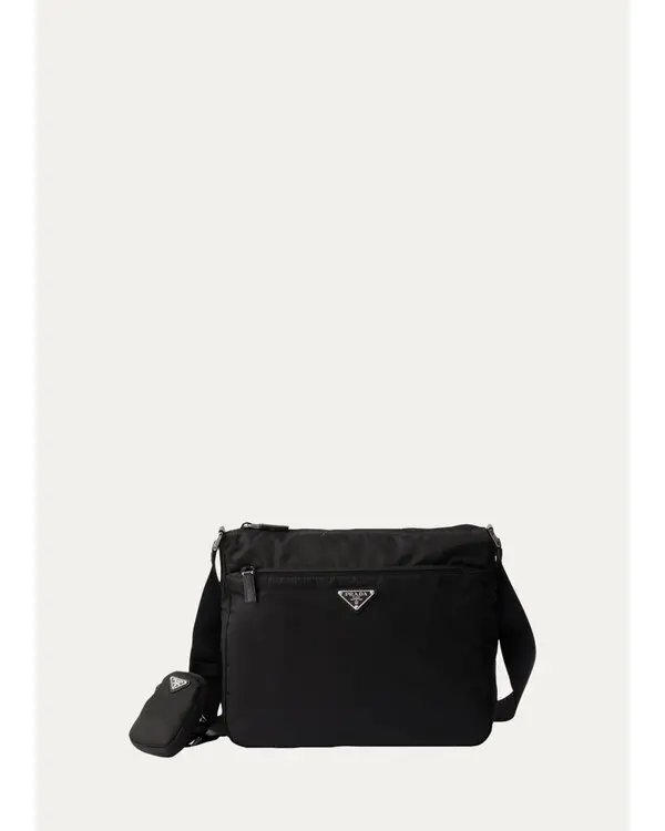 Prada Vela Re-nylon Messenger Bag