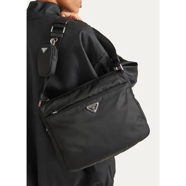 Prada Vela Re-nylon Messenger Bag
