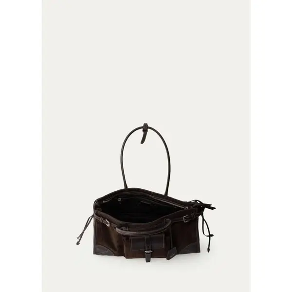 Prada Bonnie Large Corduroy Tote Bag