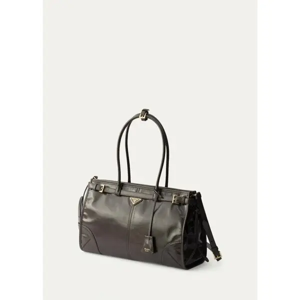 Prada Bonnie Leather Shoulder Bag - Forest