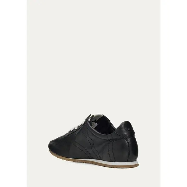 TOTEME Flex Nappa Leather Low-top Sneakers