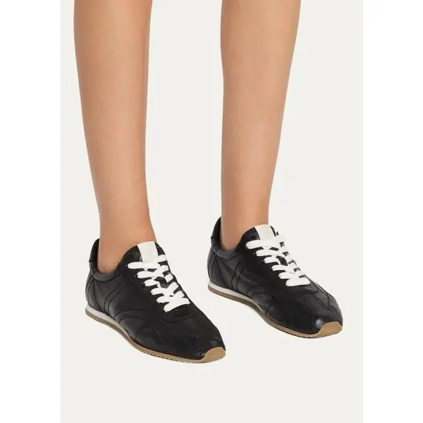 TOTEME Flex Nappa Leather Low-top Sneakers