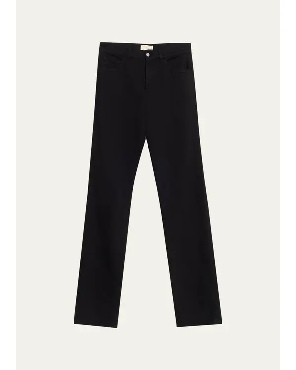 THE ROW Carlyl Mid-rise Straight-leg Jeans