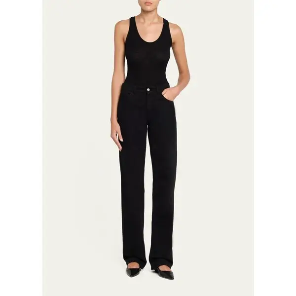 THE ROW Carlyl Mid-rise Straight-leg Jeans