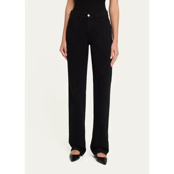 THE ROW Carlyl Mid-rise Straight-leg Jeans