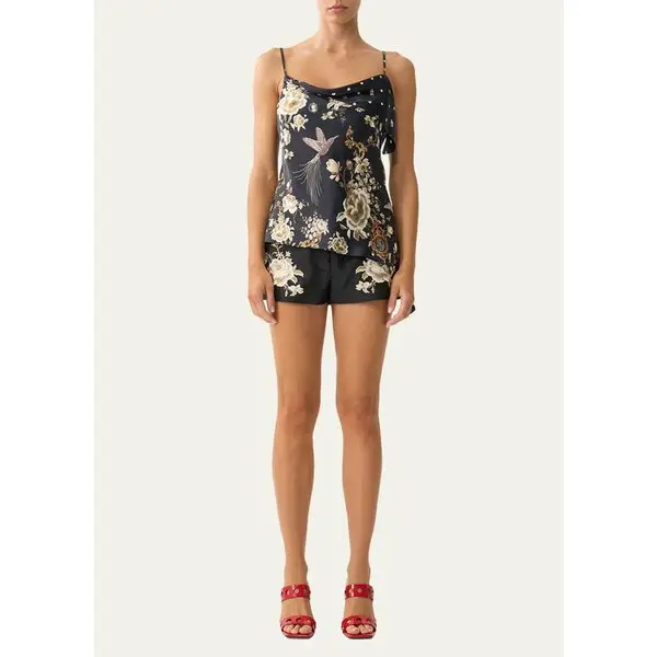 Camilla Flaco Folklore Asymmetric Draped Top - Flamenco Folklore