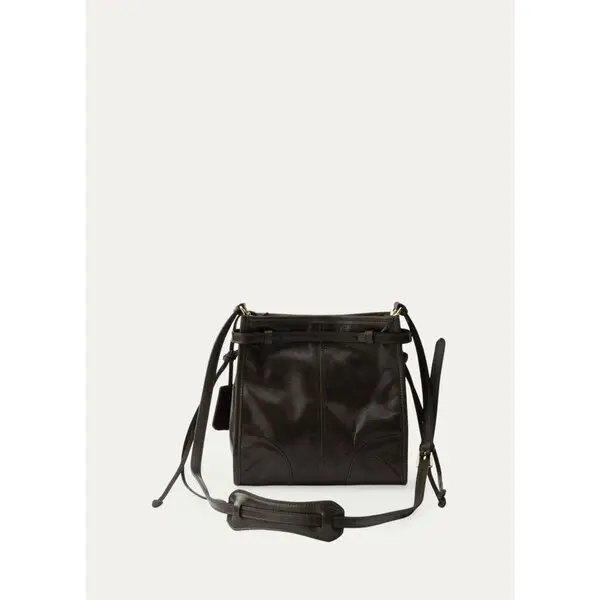Prada Bonnie Mini Leather Crossbody Bag - Forest