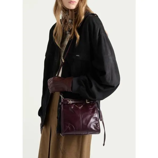 Prada Bonnie Mini Leather Crossbody Bag - Forest