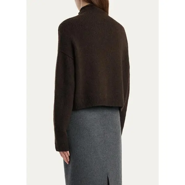 Khaite Marke Mock Turtleneck Cashmere Sweater