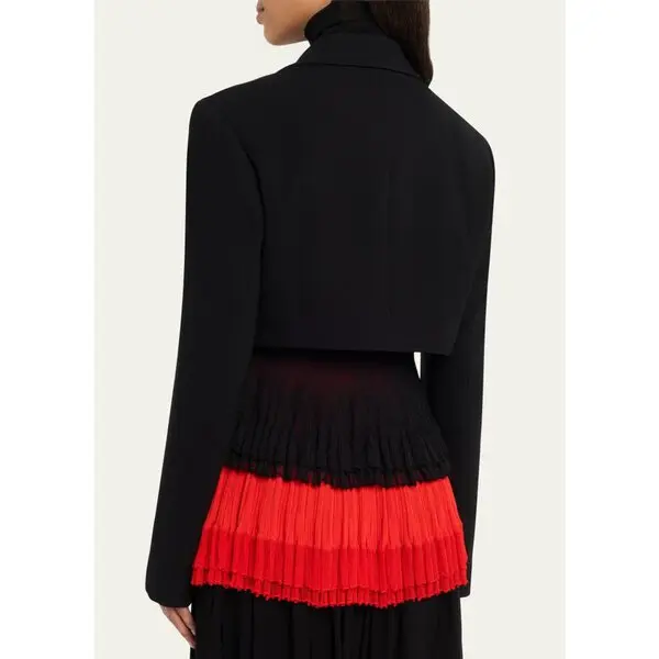 ASHLYN Elizabeth Flap-pocket Buttoned Jacket