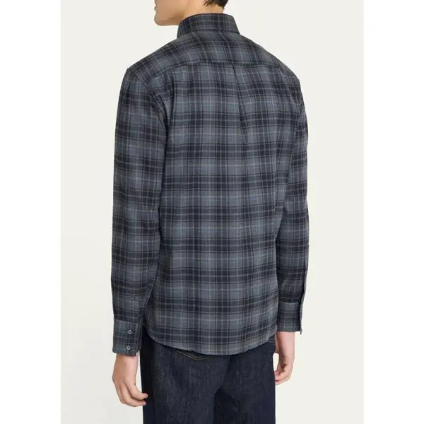 Brunello Cucinelli Cotton Plaid Button-down Shirt