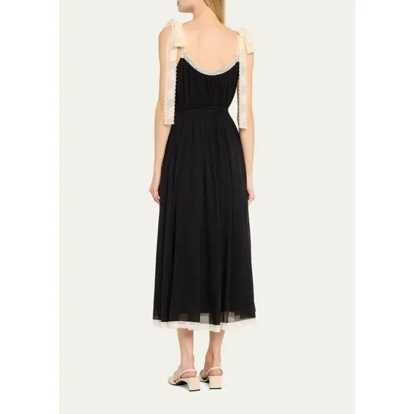 Zimmermann Roselight Lace Slip Midi Dress