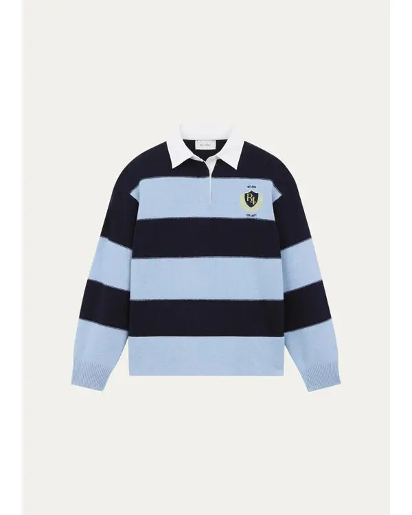 WE-AR4 The Royal Striped Polo Sweater