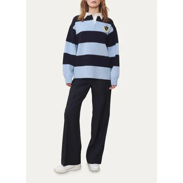WE-AR4 The Royal Striped Polo Sweater