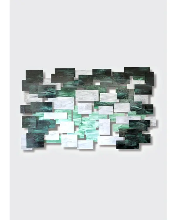 KARO STUDIOS Malachite Medium Wall Sculpture