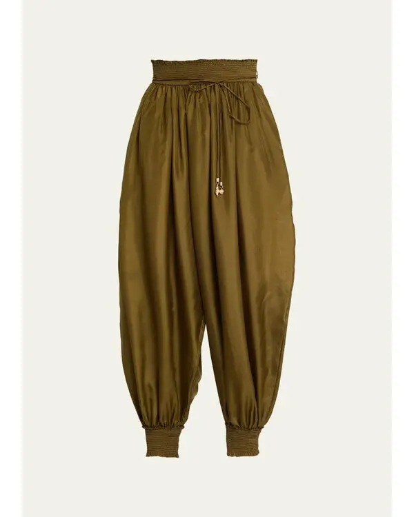 Zimmermann Mahon Silk Harem Pants