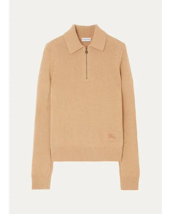 Burberry Cait Cashmere Quarter-zip Sweater