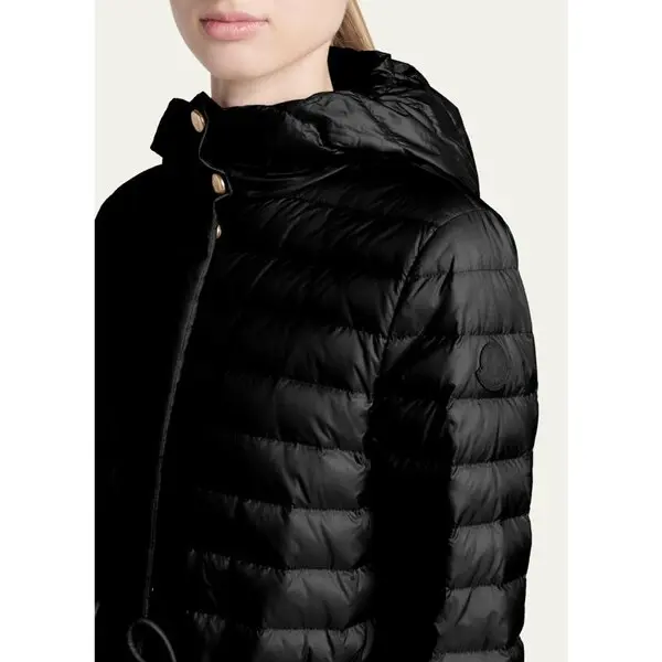 Moncler Raies Hooded Short Down Jacket - Black