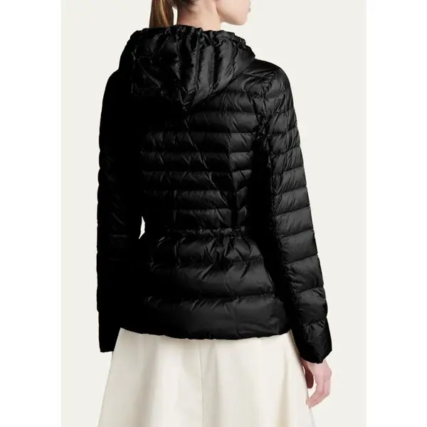 Moncler Raies Hooded Short Down Jacket - Black