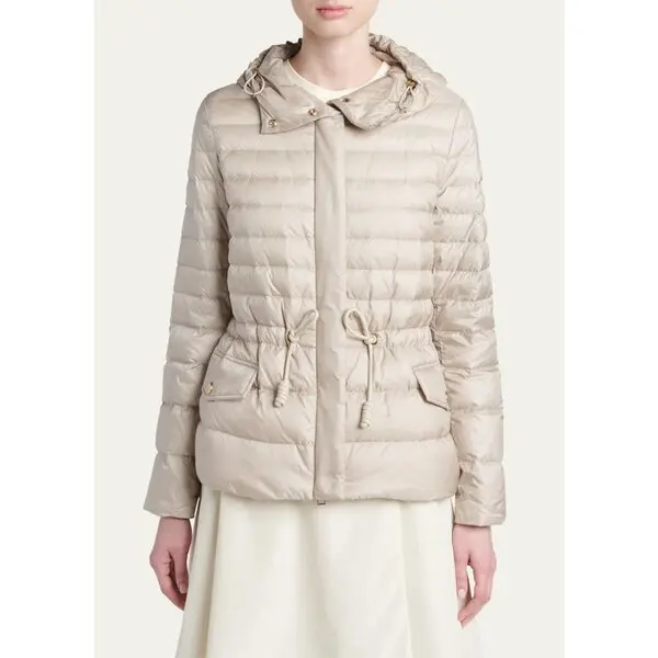 Moncler Raies Hooded Short Down Jacket - Black