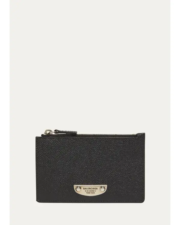 Balenciaga Le City Uptown Leather Card Holder
