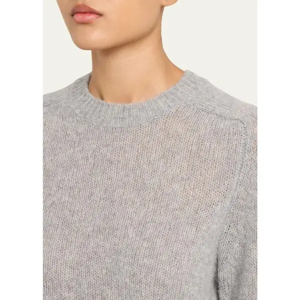 LISA YANG Solene Cashmere-silk Crewneck Sweater