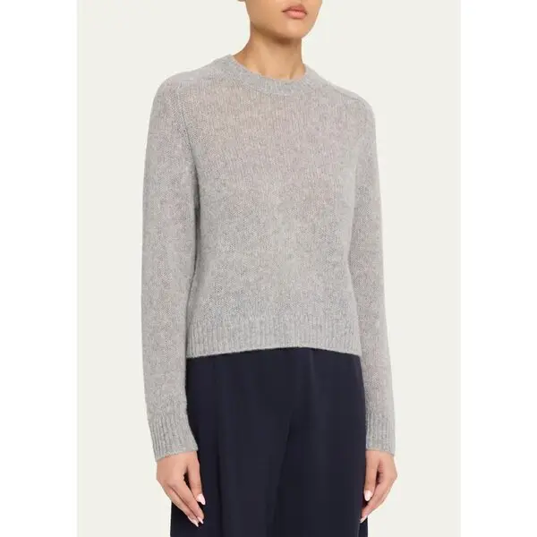 LISA YANG Solene Cashmere-silk Crewneck Sweater