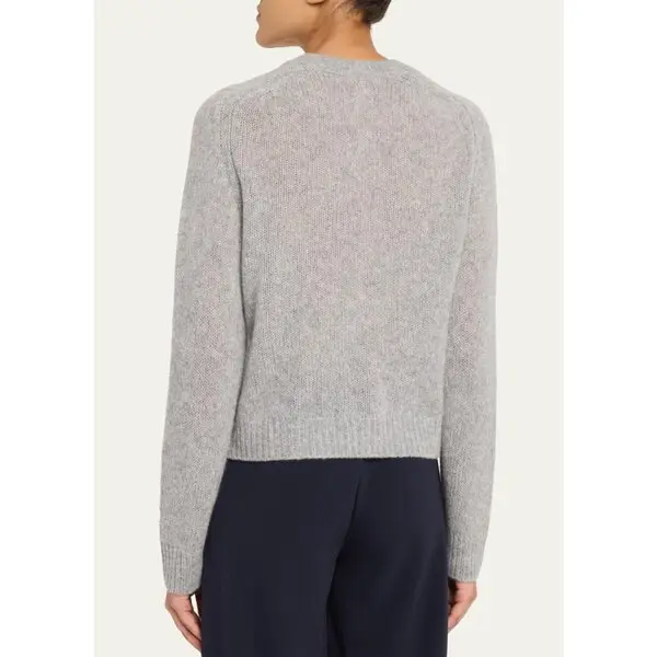 LISA YANG Solene Cashmere-silk Crewneck Sweater