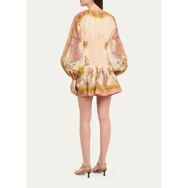 Zimmermann Indra Mini Dress - Chartreuse