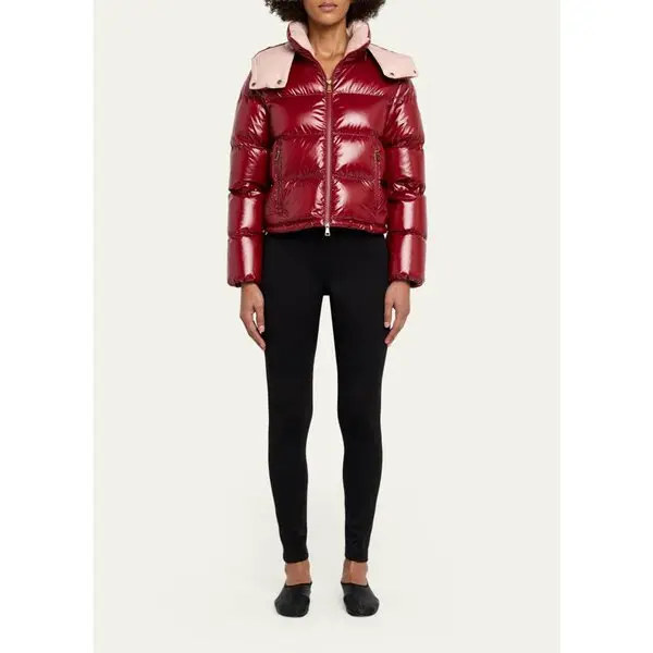 Moncler Niveole Short Down Jacket - Red