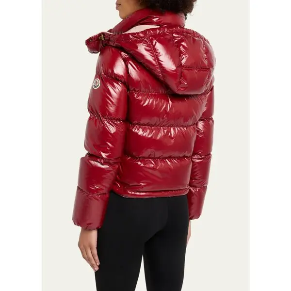 Moncler Niveole Short Down Jacket - Red