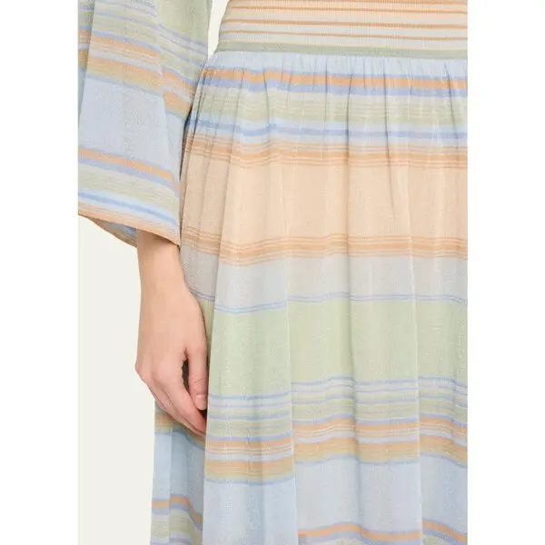 Zimmermann Indra Stripe Circle Skirt
