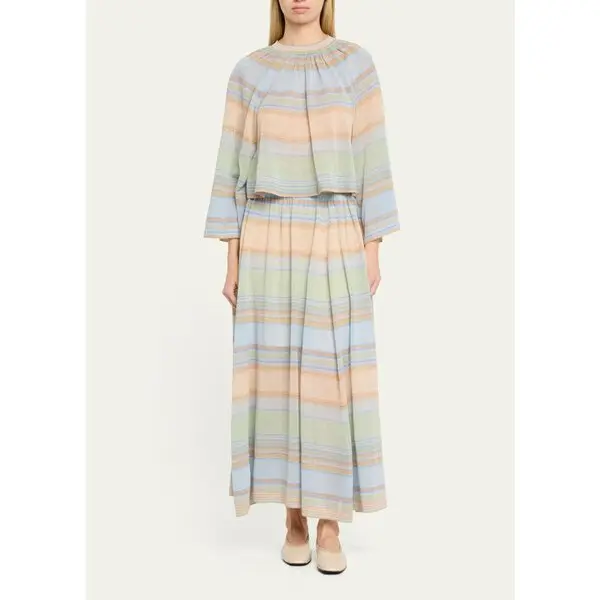 Zimmermann Indra Stripe Circle Skirt