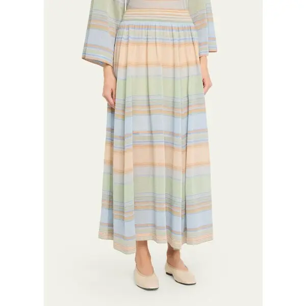 Zimmermann Indra Stripe Circle Skirt