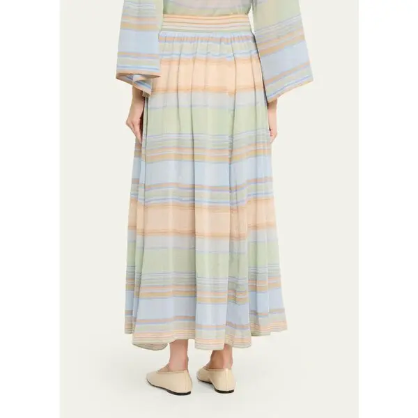 Zimmermann Indra Stripe Circle Skirt