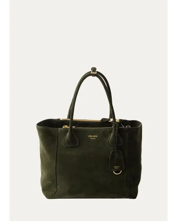 Prada Nova Suede Top-handle Bag