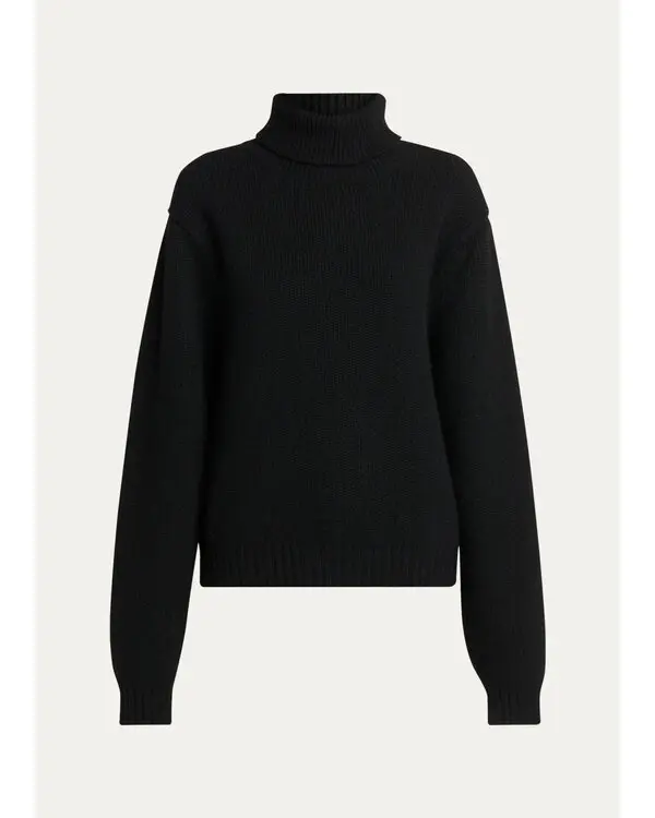 TOM FORD BOUTIQUE Wool-cashmere-mohair Chunky Knit Turtleneck Sweater