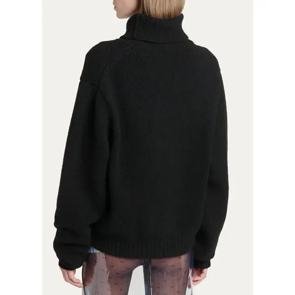 TOM FORD BOUTIQUE Wool-cashmere-mohair Chunky Knit Turtleneck Sweater