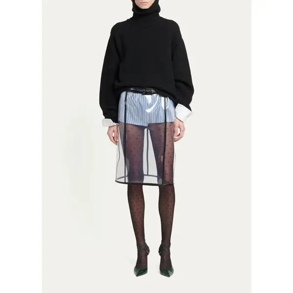 TOM FORD BOUTIQUE Wool-cashmere-mohair Chunky Knit Turtleneck Sweater